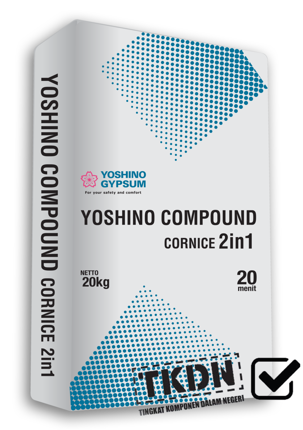 Yoshino Compound Cornice 2 in 1 | Yoshino Gypsum