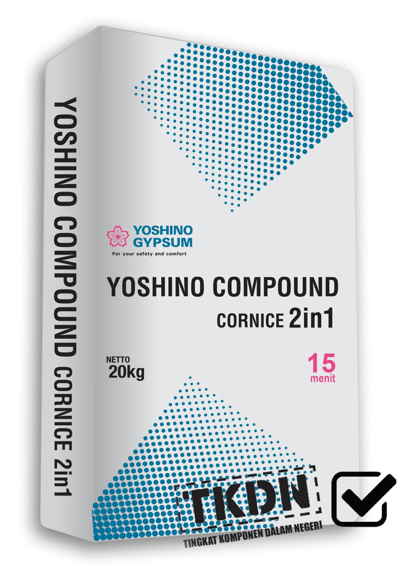 Yoshino Compound Cornice 2 in 1 | Yoshino Gypsum